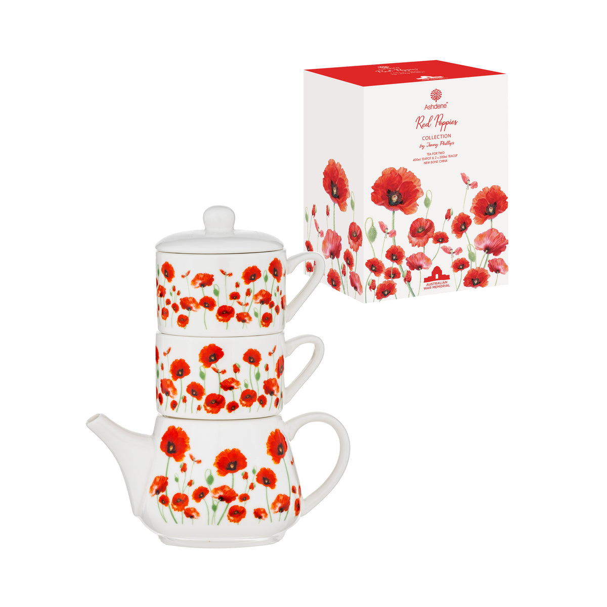 Red Poppies Tea for Two – Ashdene