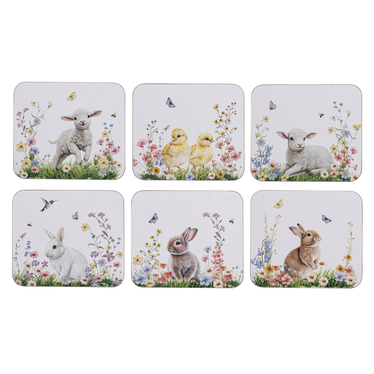 Sweet Meadows 6pk Coaster – Ashdene