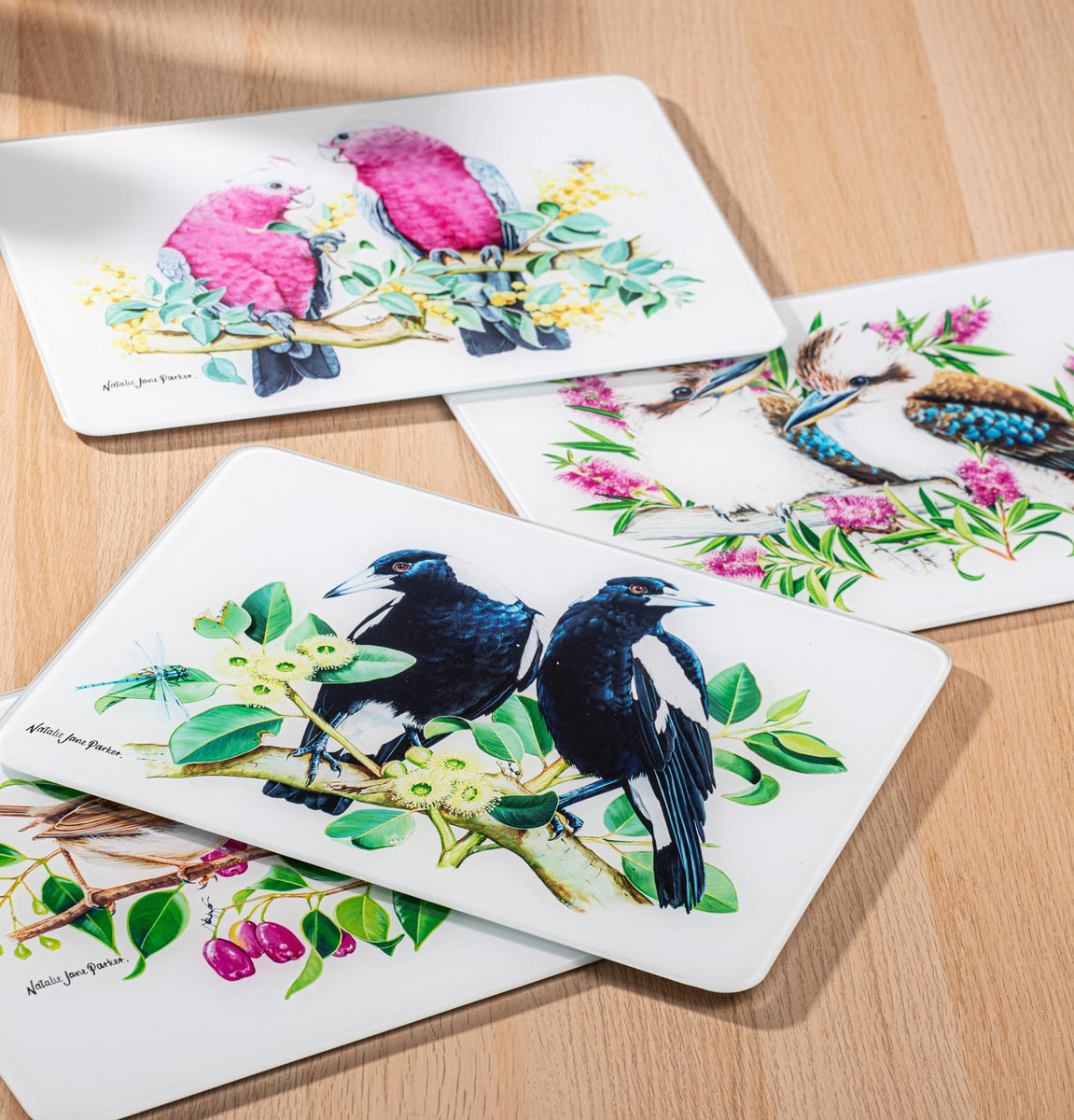 Australian Birds Magpies Surface Protector – Ashdene