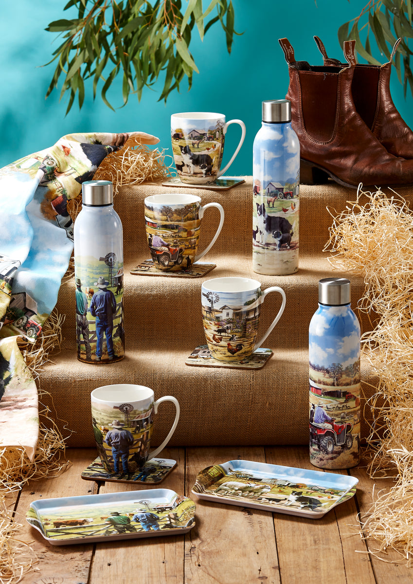 A Farming Life Observing The Herd 2pk Scatter Tray – Ashdene