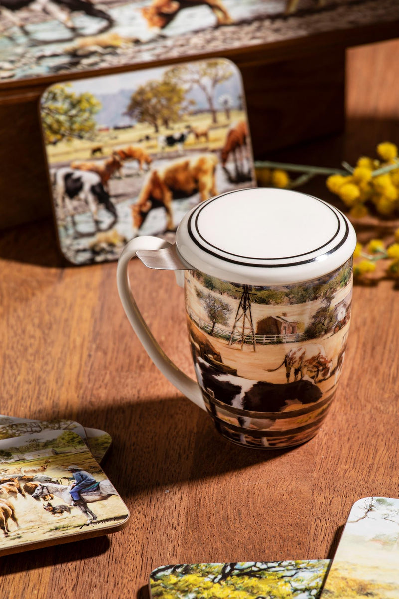 Grazing Paddocks Farmyard Vista 3 Piece Infuser – Ashdene