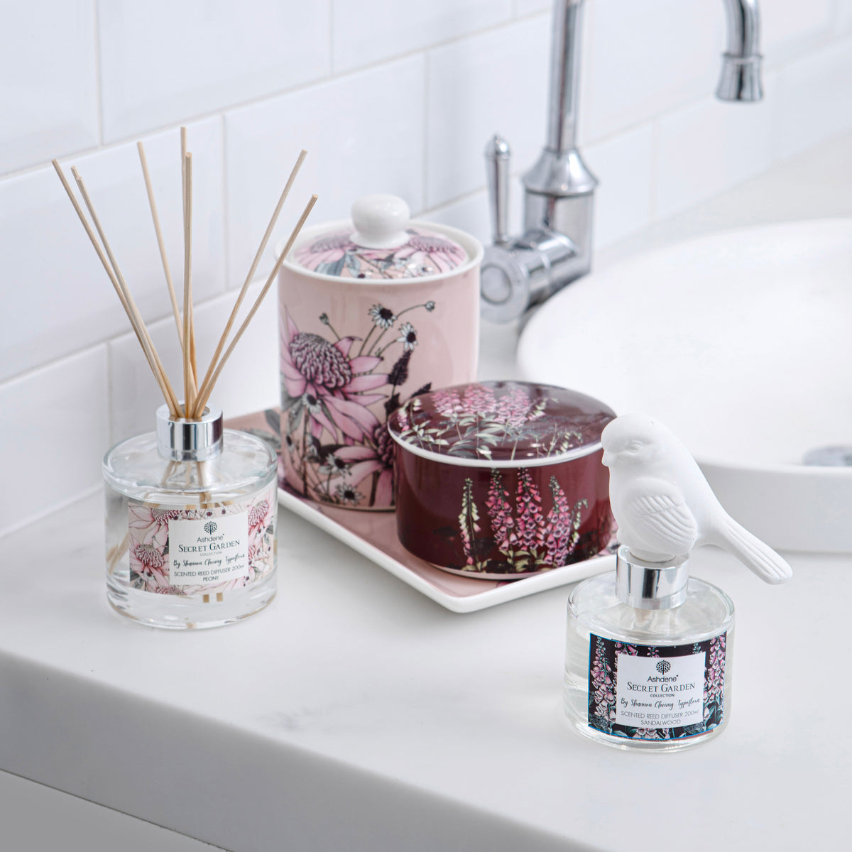 Secret Garden Blush Canister – Ashdene