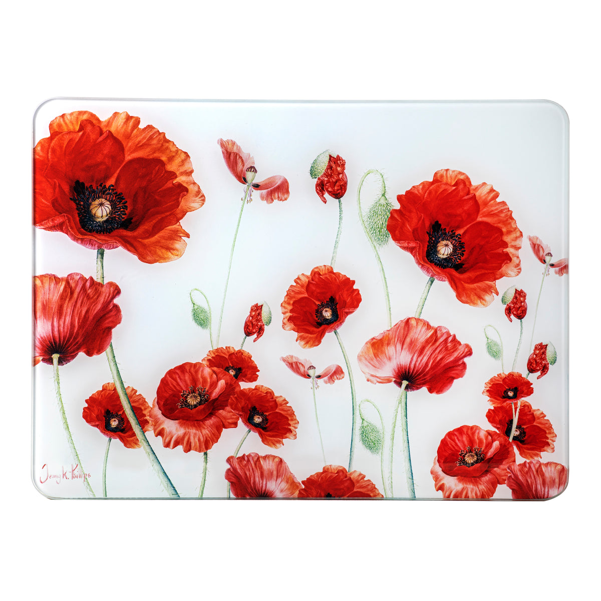 Red Poppies Surface Protector Australia - Ashdene