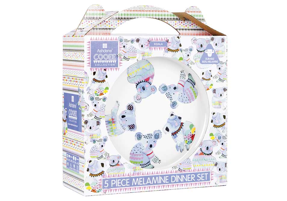 Cooee 5 Piece Koala Kids Dinner Set | Ashdene